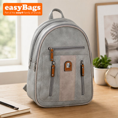 Travel Rucksack Grey - Durable and Lightweight Everyday Backpack