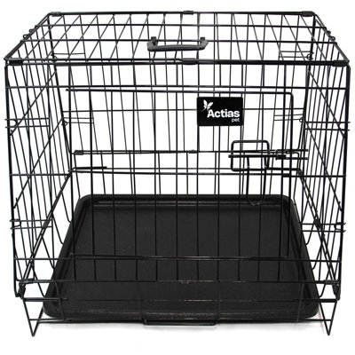 Travel Sloping Dog Cage With Removable Tray