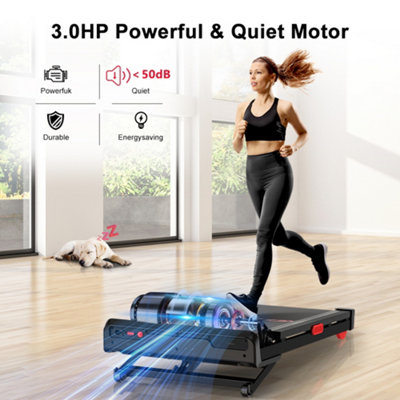 Treadmill with 0-9% Auto Incline, Speed 1-10KM/H