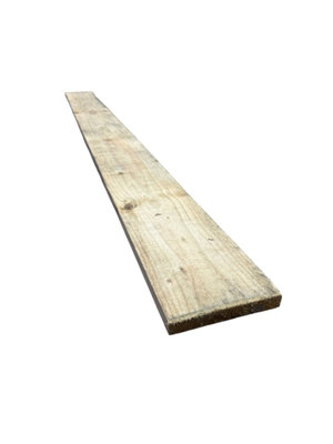 Treated 6x1 Timber Gravel Board (L) 1.83m (W) 150mm (T)22mm 5 pack