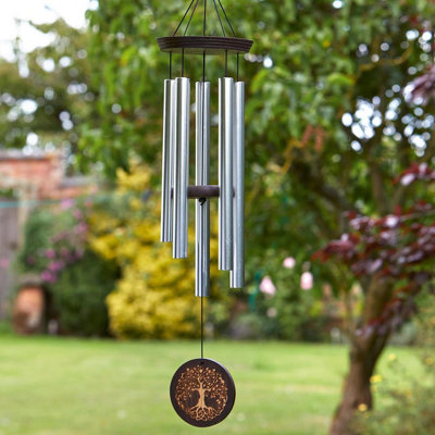 Tree of Life Wind Chime - UV & Weather Resistant Outdoor Garden ...