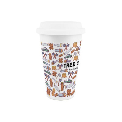 Tree Surgeon Ceramic Travel Mug - Humorous Tradesman Novelty Gifts ...