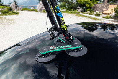 TreeFrog Pro 1 Plus Bike Carrier Rack Vacuum Mounted 12x100mm Thru Axle