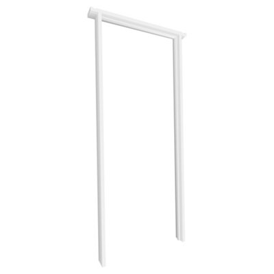 TRENCHED WHITE PRIMED FIRE DOOR LINING SET