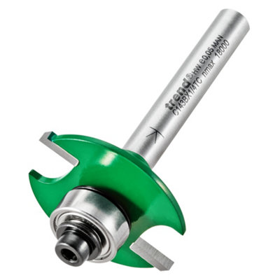 Trend 1/4" C143BX1/4TC Slotting 2mm Cut X 31.8mm Slot Recess Cut Router Bit