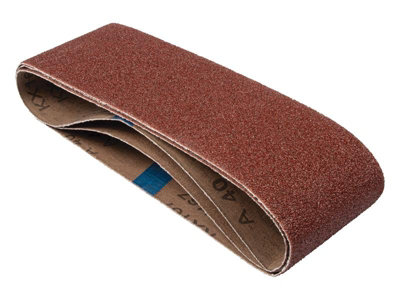 Trend AB/B75/80A 75mm 457mm 80G Sanding Belts x3 High Performance Multi Material | DIY at B&Q