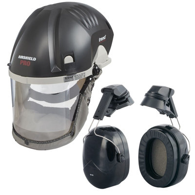 Trend AIR/PRO Air/Pro Airshield Pro + Ear Defenders Cordless Powered ...