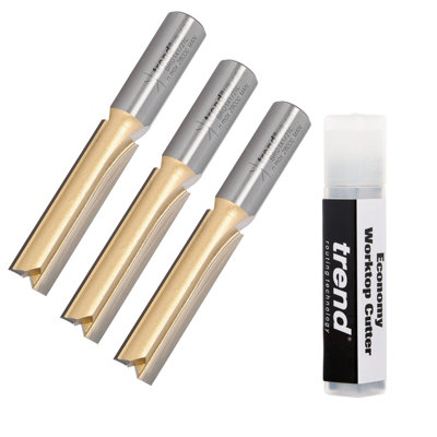 Trend BR01X1/2TC 50mm 1/2 TCT Straight Kitchen Worktop Router Cutter ...