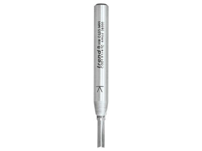 Trend C001 1/4" TCT Two Flute Cutter for Woodworking