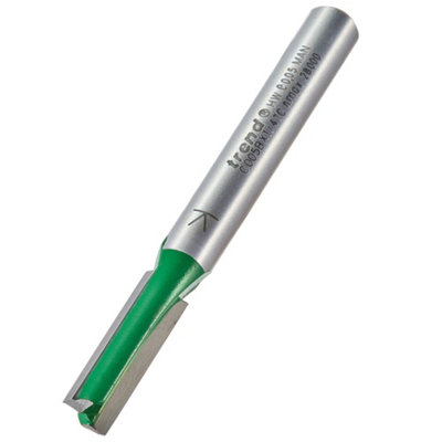 Trend C005BX1/4TC Two Flute 1/4" Cutter 6mm 20mm Straight Cut Carbide ...