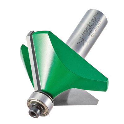 Trend C197X1/2TC 1/2" Bearing Guided Angle 45 Degrees Chamfer Router ...