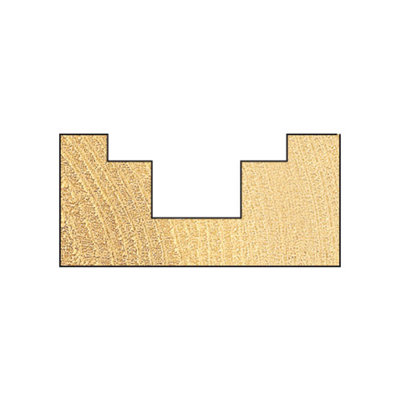 TREND C231X1/4TC 19MM TONK STRIP SHELF REBATE CUTTER 1/4IN SHANK ROUTER BIT