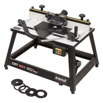 Trend CRT/MK3 CraftPro 240v Router Table MK3 Portable Site Benchtop ...