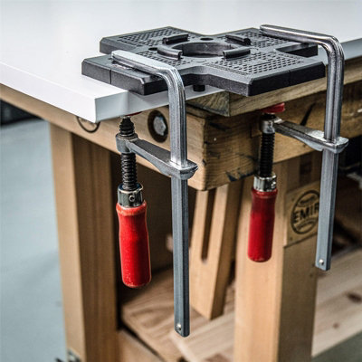 Trend Kitchen Cabinet Cupboard Door Concealed Hinge Jig Drill Template ...