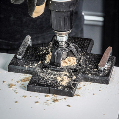 Trend Kitchen Cabinet Cupboard Door Concealed Hinge Jig Drill Template ...