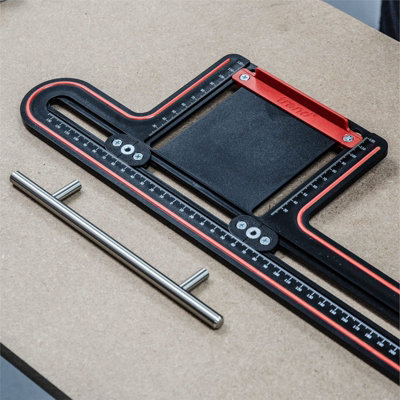 Trend Kitchen Cabinet Hardware Cupboard Draw Handle Jig Drill Template ...