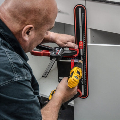 Trend Kitchen Cabinet Hardware Cupboard Draw Handle Jig Drill Template ...