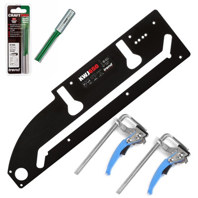 Trend KWJ650 650mm Kitchen Worktop Jig Pair of Quick Release Clamps ...