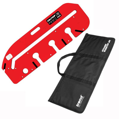 Trend KWJ750P Red Pro Multi-Material Kitchen Worktop Jig 150-750mm ...