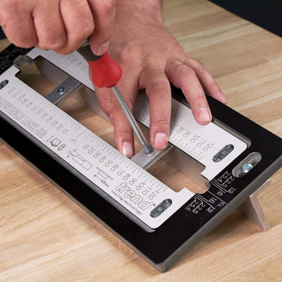 Trend LOCK/JIG/B Door Lock Jig Mortice Lock Latch Template up to 250mm ...