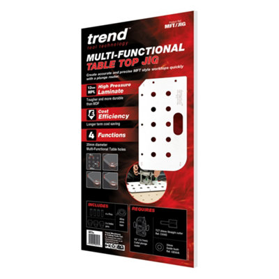 Trend MFT/JIG MFT Top Jig Dog Hole Template Multi Functional Table ...