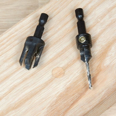 Trend Snappy Plug Cutter 1/2in 12.7mm Sharpenable Taper Wood Plug Cut ...