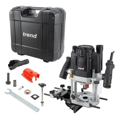 Trend T8ELK 110V 1/2in Router 80mm Deep Plunge Cut 2200W Router Table ...