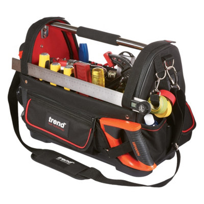 Trend TB/OT20 Open Tote Tool Bag 20 Inch Trade Heavy Duty Tape and ...