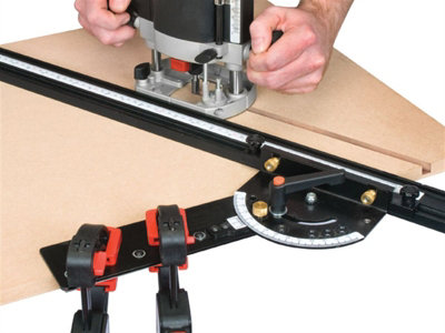 Trend VJS/AG/36 VariJig Angled Cutter Guide for Routers Circular Saw ...