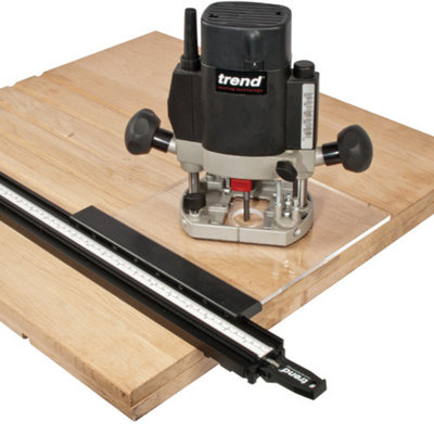 Trend VJS/CG/RBP Plunge Router Clear Base Plate for Varijig Edge Clamp ...