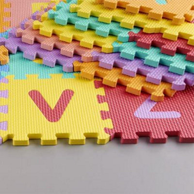 Trendi 26pcs Soft EVA Foam Baby Children Kids Play Mat Alphabet Letters Puzzle Jigsaw 29cm x 29cm