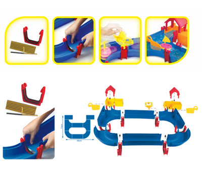 Trendi Aqua Water Play Set for Girls & Boys, Indoor/Outdoor, Backyard ...