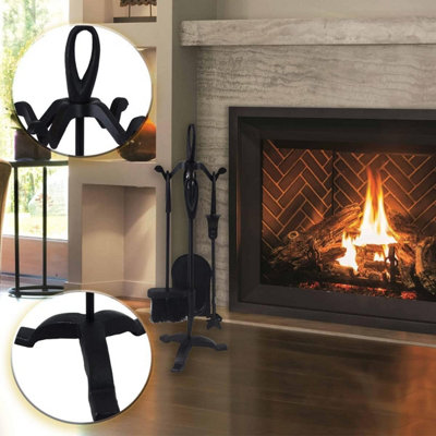 Trendi Black Waterloo Bucket Coal Log Fire Ash Scuttle Hod Fireside ...