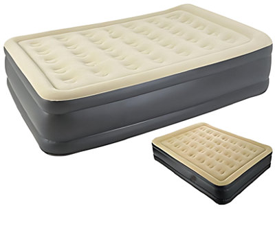 Trendi Deluxe Inflatable HIGH Raised Double AIR Bed Mattress AIRBED W ...