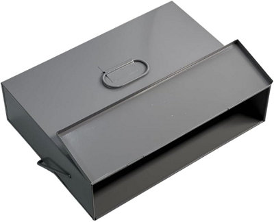 TRENDI FIRESIDE ASH CARRIER METAL HOT TIDY BOX CONTAINER WITH 5PC CAST ...
