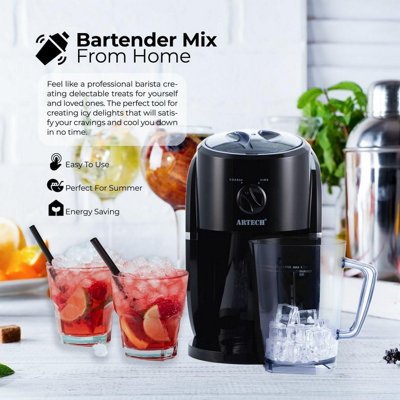 Trendi Ice Crusher Slush Machine Electric Crushed Ice Maker with ...