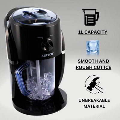 Trendi Ice Crusher Slush Machine Electric Crushed Ice Maker with ...