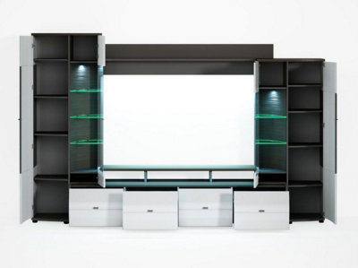 Trendy Entertainment Unit for TVs Up to 70" - White High Gloss ...