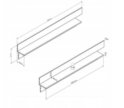 Trendy Entertainment Unit for TVs Up to 70" - White High Gloss ...