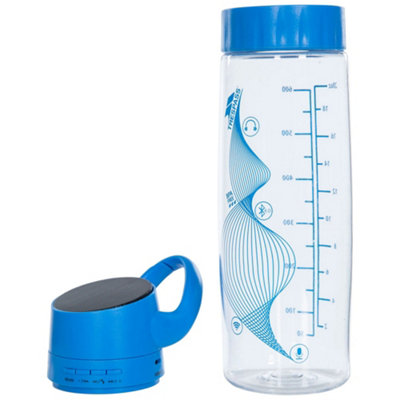 Tresp Crystalline Bluetooth Water Bottle Blue (One Size)