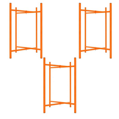 Trestle Stand x 2 & Mortar Board Stands 750mm H x 3