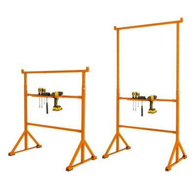 Trestle Stand x 4 & Mortar Board Stands 750mm H x 5