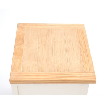 Trevi 2 Drawer Bedside Table Brass Knob