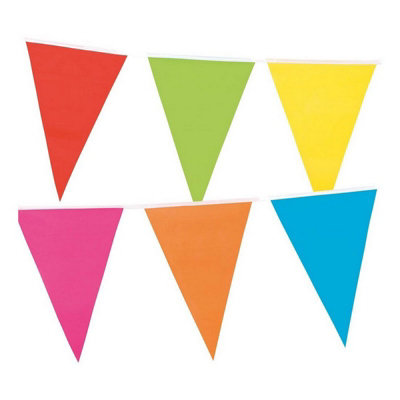 Triangle Party Banner Multicoloured (One Size)
