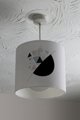 Triangles & Semi Circle Pattern (Ceiling & Lamp Shade) / 45cm x 26cm ...