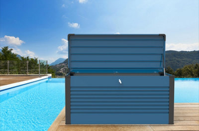 Trimetals Small 570L Weatherproof Patio Storage Box (135cm x 79cm x ...