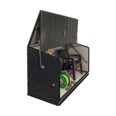 Trimetals Storeguard Garden Large Storage Box (196cm x 89cm) Anthracite