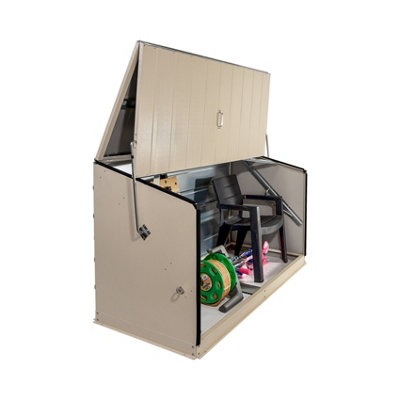 Trimetals Storeguard Garden Large Storage Box (196cm x 89cm) Cream