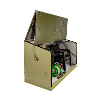 Trimetals Storeguard Garden Large Storage Box (196cm x 89cm) Two Tone Green