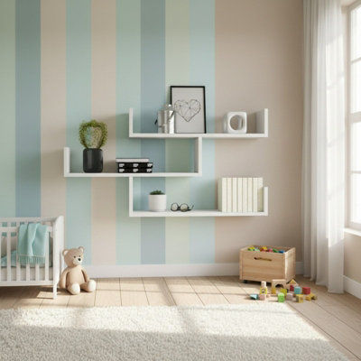 TRIO 003 Compact Laminated Shelf for Versatile Use in Any Interior White